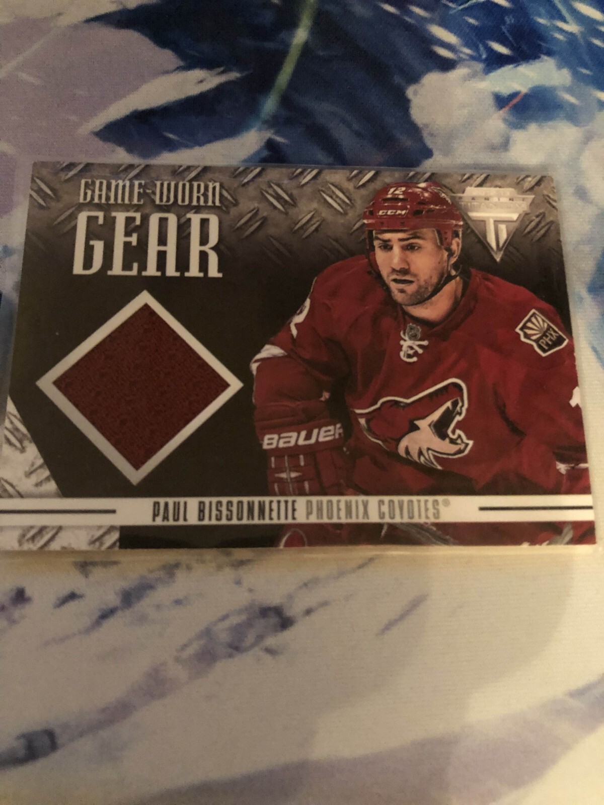 2012-13 Panini Rookie Anthology - Titanium Game Worn Gear #GG-PB Paul Bissonnette (MEM) for sale ...