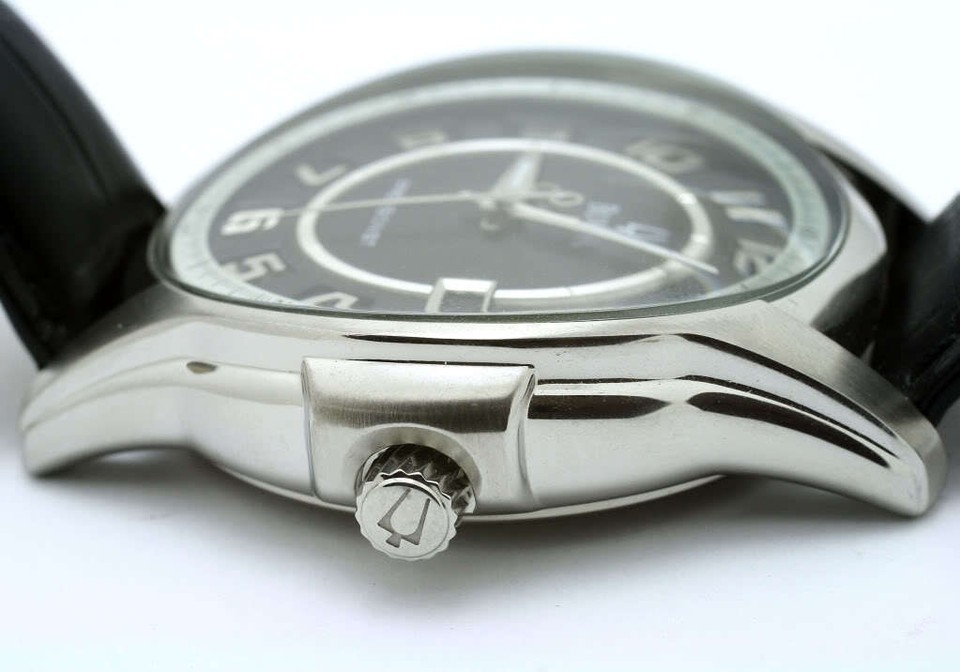 Bulova Men's 96B127/96B128/96B129/98B140 Precisionist Glass Crystal ...