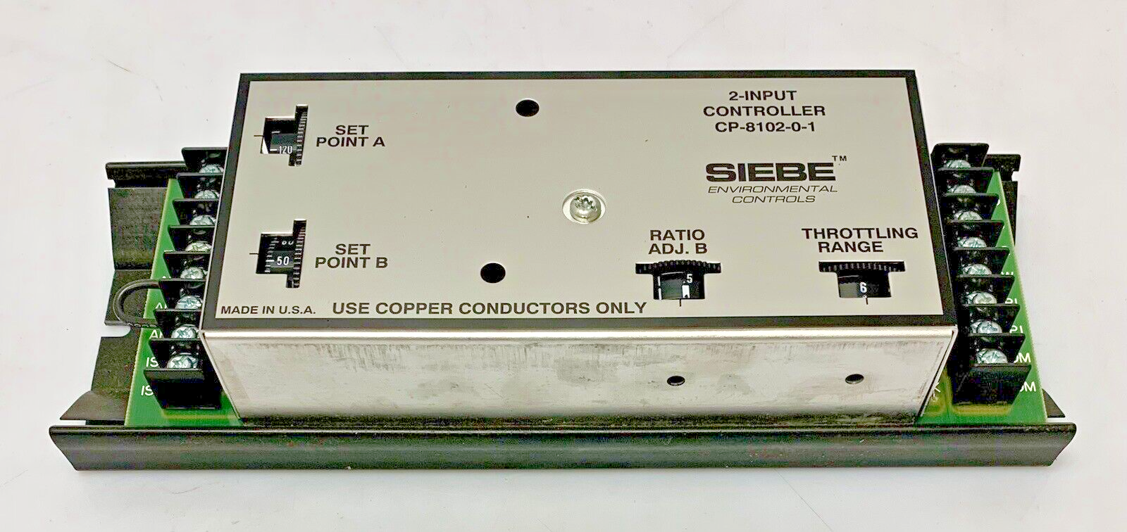 Siebe Controline CP-8102-0-1 Two Input Controller Setpoint 20-120 F Adj ...