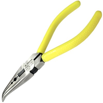 FUJIYA STAINLESS RADIO PLIERS BENT TYPE (160mm) 350L-150 MADE IN JAPAN ...