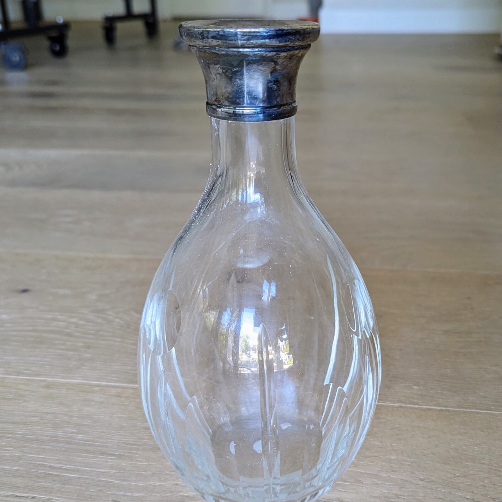 Plata Lappas Argentina Lead Crystal Decanter Missing Stopper | eBay