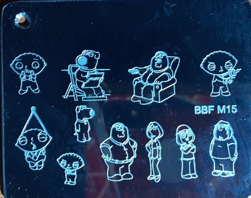 Nail Stamping Plate BBF M 15 | eBay