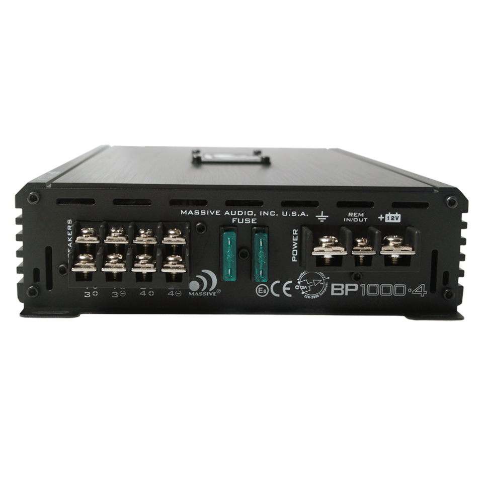 Massive Audio BP1000.4 4 Channel Amplifier | 1000 Watts | Full Range ...