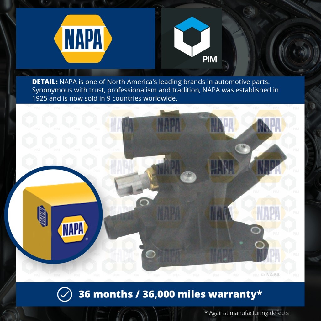 Coolant Thermostat fits FORD FOCUS Mk3 1.0 12 to 20 NAPA 1872633 ...