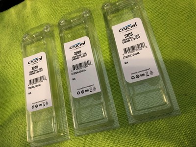 20 Pcs CRUCIAL RAM Memory Packaging Storage Box Case Protective Plastic ...