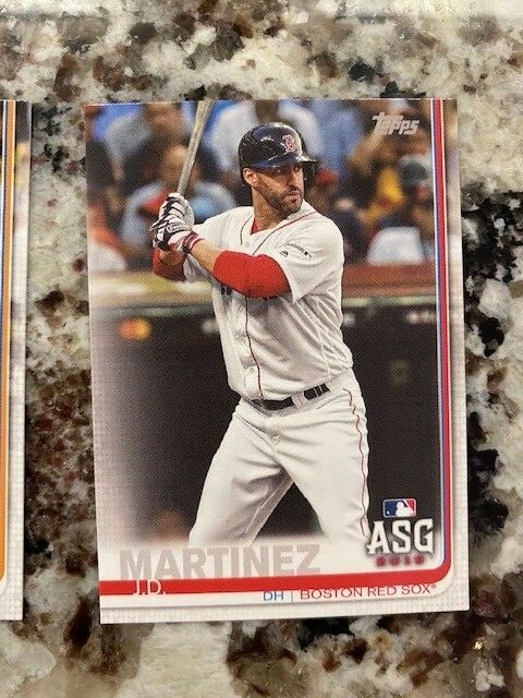 2019 TOPPS ON-DEMAND MINI ASG CARD PR 291 BOSTON RED SOX JD MARTINEZ # ...