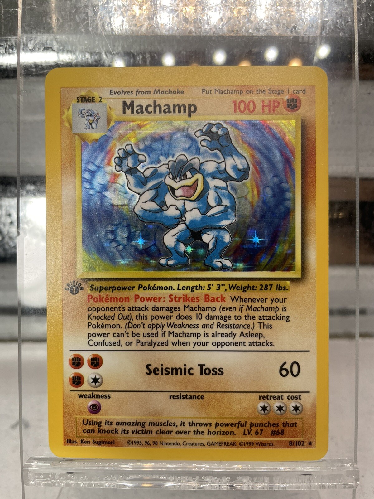 machamp 1st edition holographic pokemon card | eBay