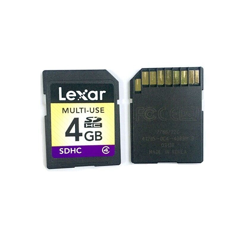4GB Lexar SD SDHC SD C4 4G Secure Digital Class 4 Memory Card for ...