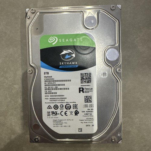 Seagate Skyhawk ST8000VX004 8TB SATA 3.5'' Hard Drive | eBay