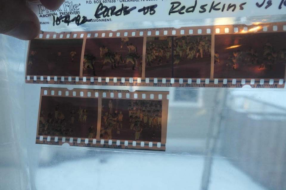 60+ Original 35mm Negatives Raiders vs Redskins Marcus Allen John ...