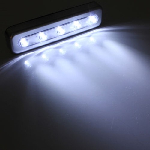 Mini LED Closet Touch Light Battery-Powered Trip Press Light Indoor ...