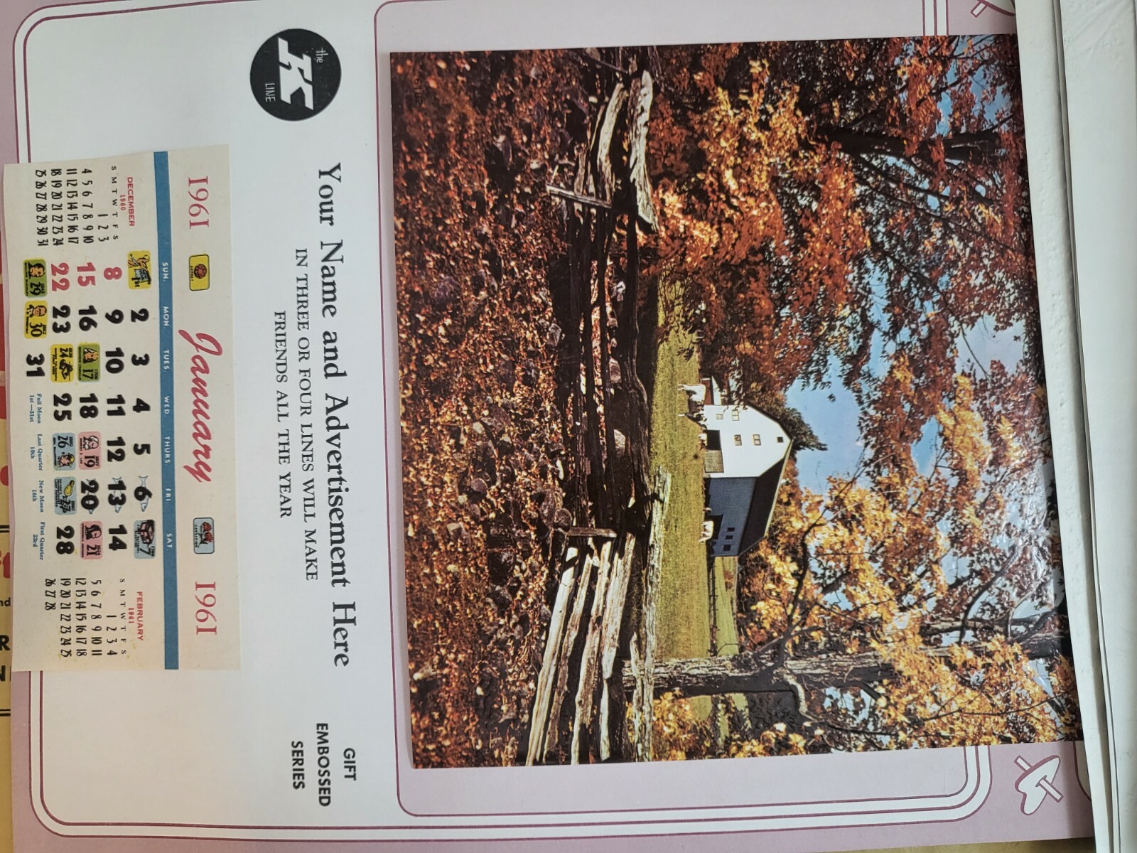 Vintage 1961 Salesman’s Samples of calendars | eBay