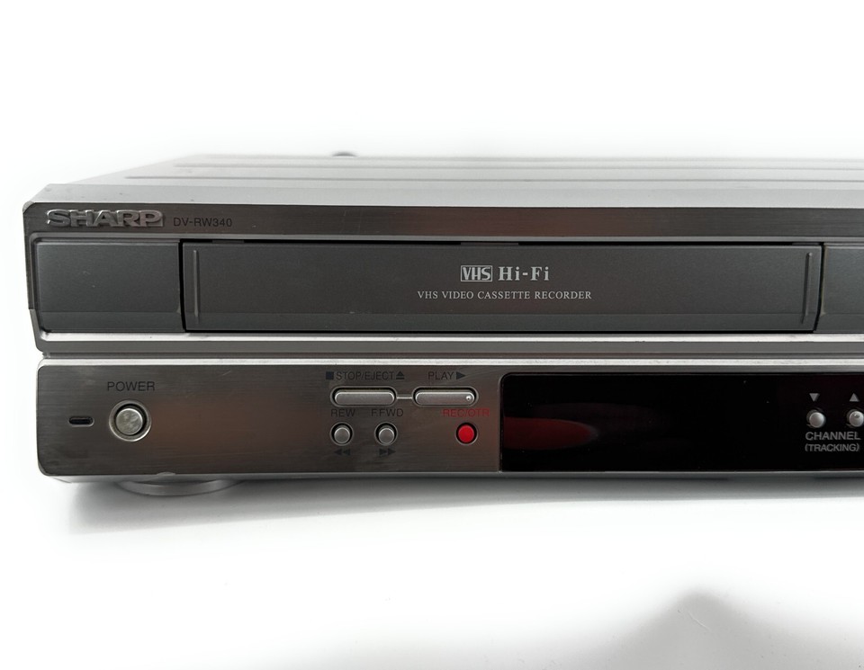 Sharp VHS DVD Combo Player Model DV-RW340 VHS Working DVD Wont Read | eBay