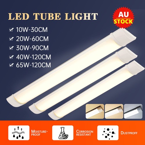 LED Slim Ceiling Batten Tube Light 30CM 60CM 90CM 120CM Linear Fluro ...