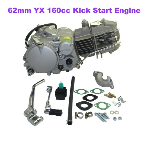 62mm 4 Valve YX 160cc Kick Start Engine For Pit Dirt Bike Motorcycle ...