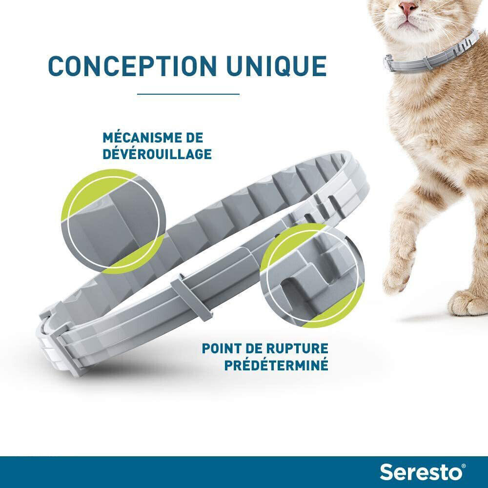 Bayer Seresto 8 Month Protection Flea and Tick Collar for Cat for sale ...
