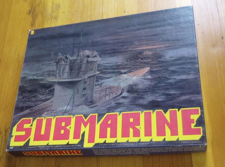 Lot Of 2 Avalon Hill's Game Submarine Blitzkrieg Vintage 1977 War ...