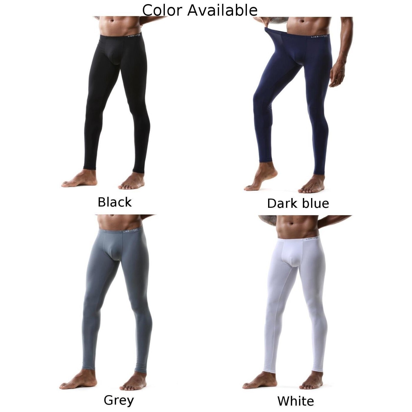 Sexy Autumn Leggings for Men Stretchy Ice Silk Material with ...