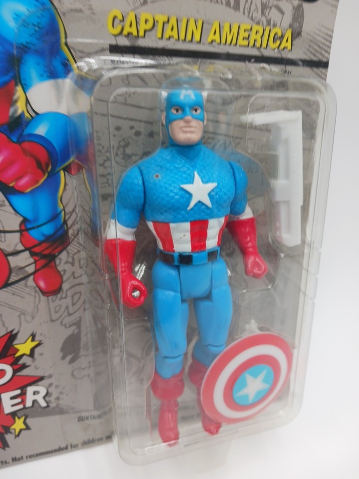Captain America Action Figure Shield Launcher Marvel Superheroes Toy ...