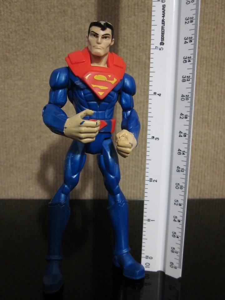 DC Comics Justice League Superman 6" Action Figure Mattel 2012 No Cape ...