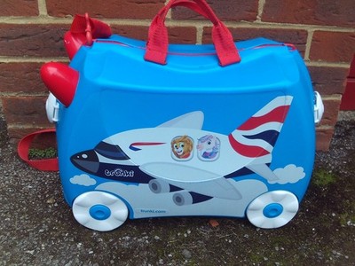 Trunki Amelia Aeroplane Sit On And Ride Case With Strap And Key #275 ...