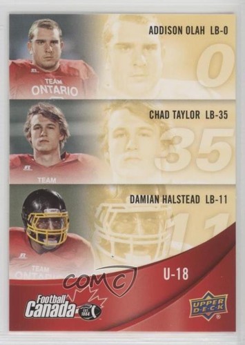 2013 USA Football Canada Rivals Damian Halstead Chad Taylor Addison ...