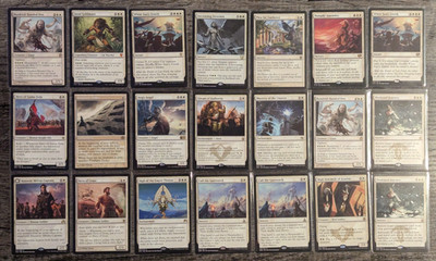 MTG: 21-Card Bundle White Rare's (Near Mint to Heavily Played/Damaged ...