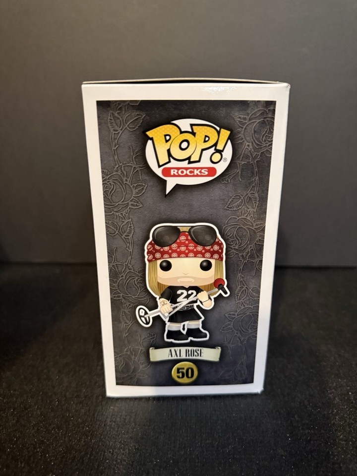 FUNKO POP ! AXL ROSE 50 GUNS N ROSES POP ROCKS W01 | eBay