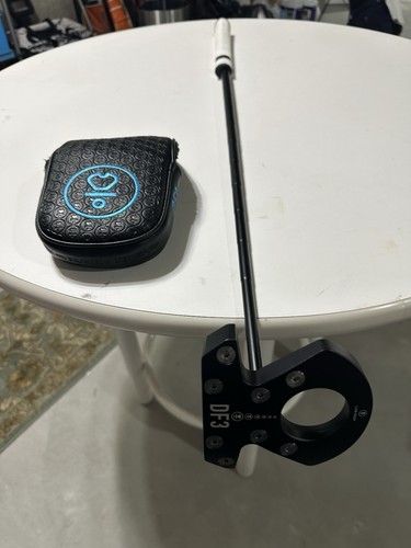 L.A.B. DF3 Putter. Right Hand. 34 Inches, Black, 2* Press Pistol Grip W ...