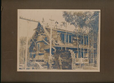 1890's BUILDING ON THE WESTERN FRONTIER Vintage Cabinet Photo (Oregon ...