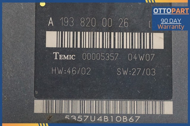 04 Chrysler Crossfire Coupe Body Control Module BCM BCU OEM A1938200026 ...