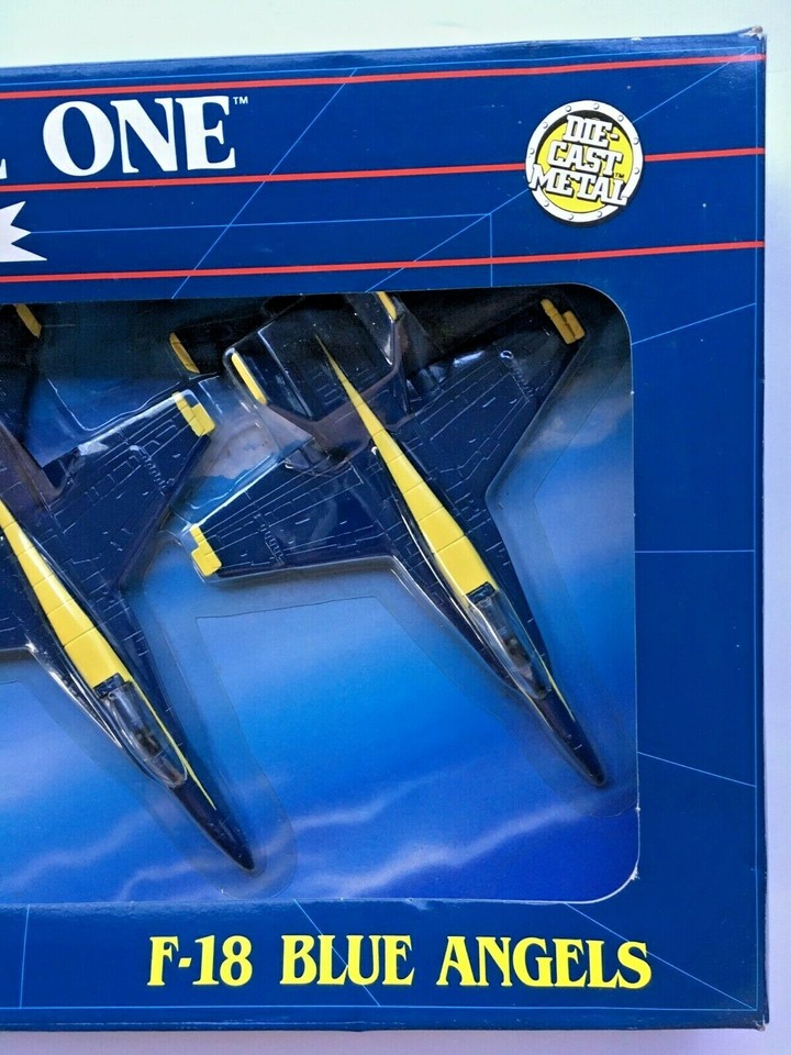 ERTL FORCE ONE SET of 3 BLUE ANGELS SQUADRON DIECAST MIB 1987 FACTORY ...
