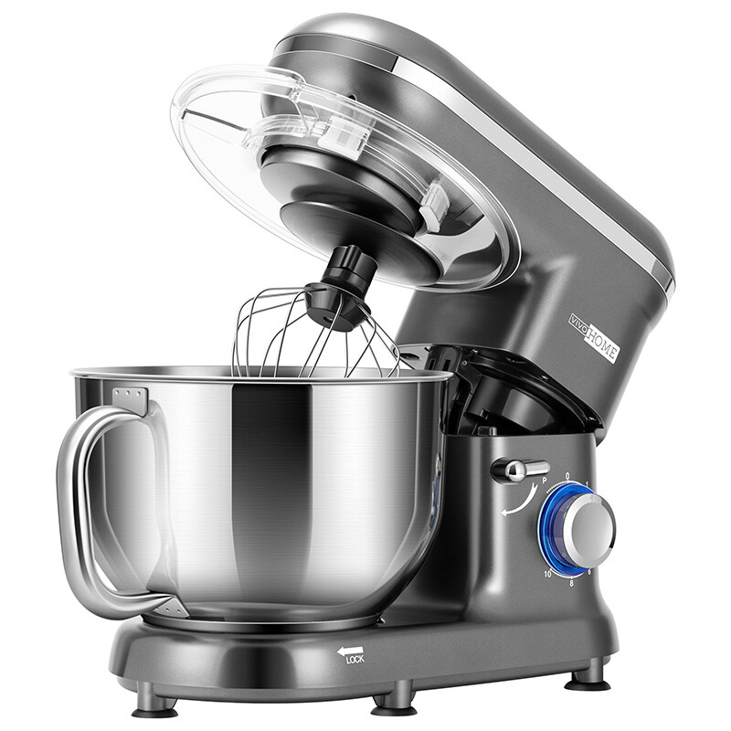 Electric Countertop Food Stand Mixer 660W 10 Speed 6QT Tilt-Head ...