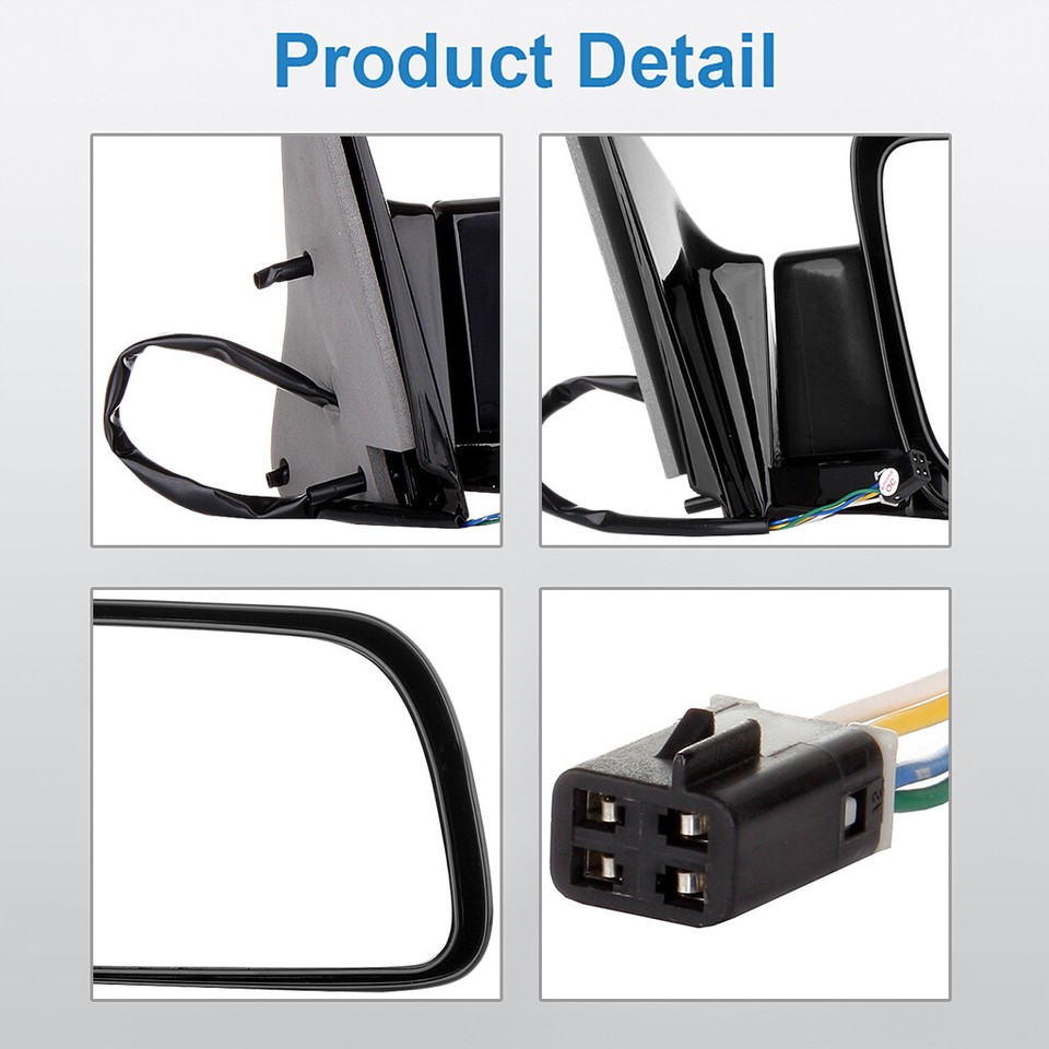 Power Black Passenger Side Right View Mirror For C/K Suburban Tahoe ...