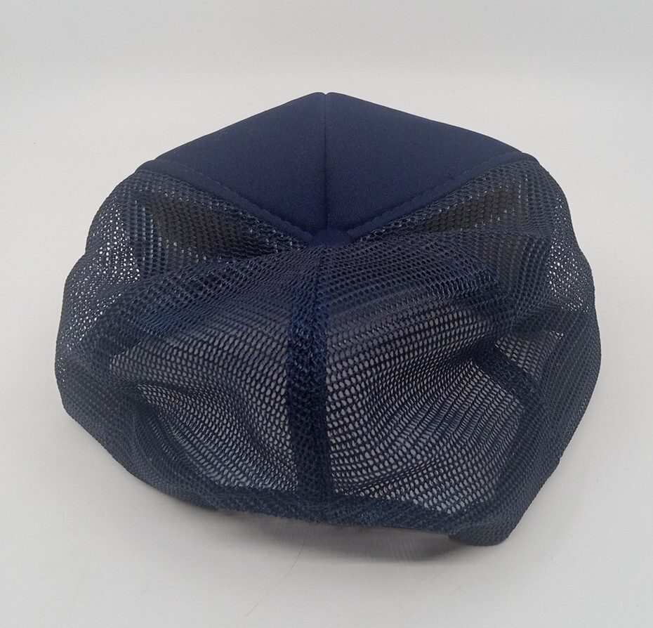 Vintage Man Wearing Hat Police Funny Humor Mesh Snapback Trucker Hat ...