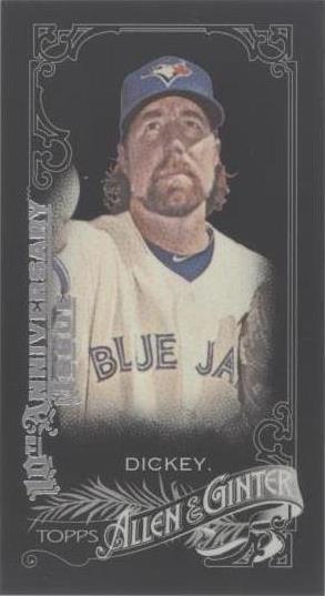 2015 Topps Allen & Ginter's - R.A. Dickey #128 X: 10th Anniversary ...