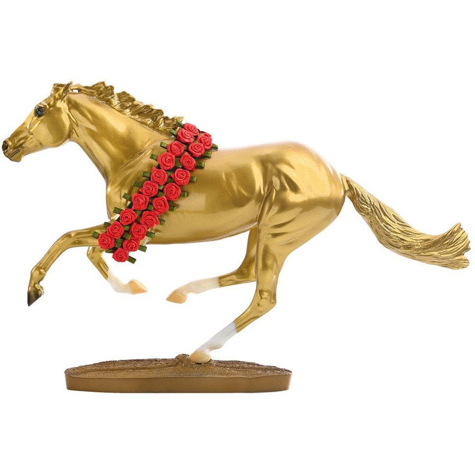 Secretariat 50th Anniversary Limited Edition-Smarty Jones Mold-Breyer ...