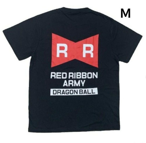 M size Dragon Ball Red Ribbon Army T-shirt Short sleeve Black | eBay