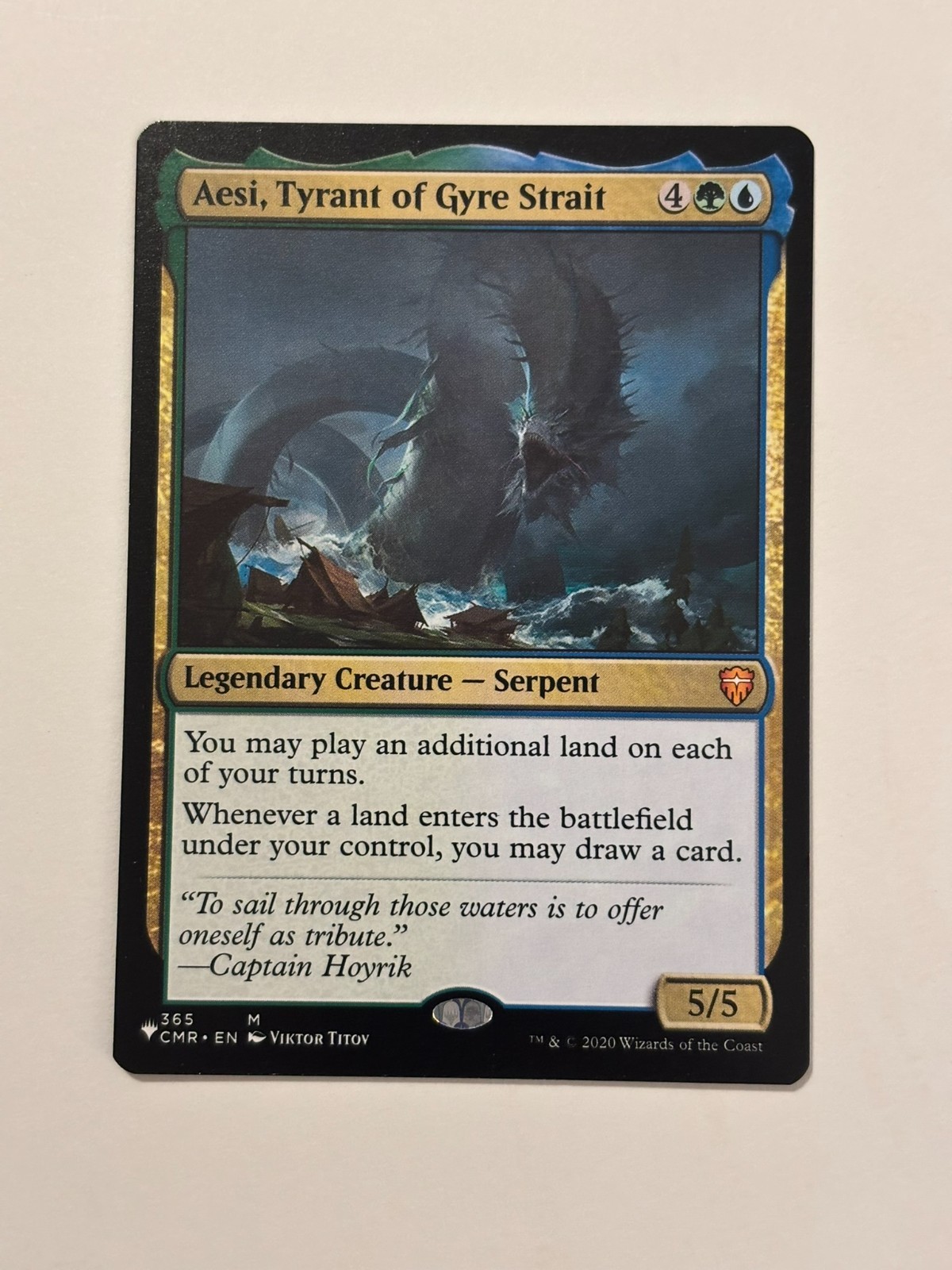 Aesi, Tyrant of Gyre Strait Commander Legends Magic the Gathering MTG ...