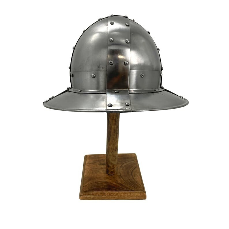Medieval Kettle Hat Helmet Knight Replica Helmet Handmade Halloween ...