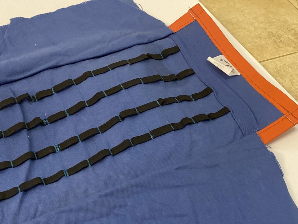 HICKORY HILL Orange/Tan Leather-Like Presentation Carry Knife Roll 60 ...