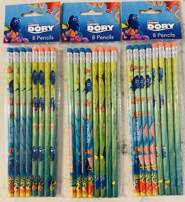 24 - Unique Disney Finding Dory Party Pencils - Assorted Designs 3 ...