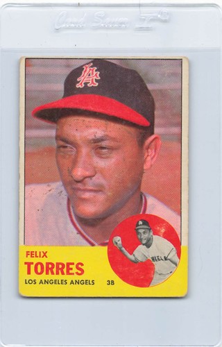 1963 Topps #482 Felix Torres Angels VG/EX *DA-C2538 | eBay