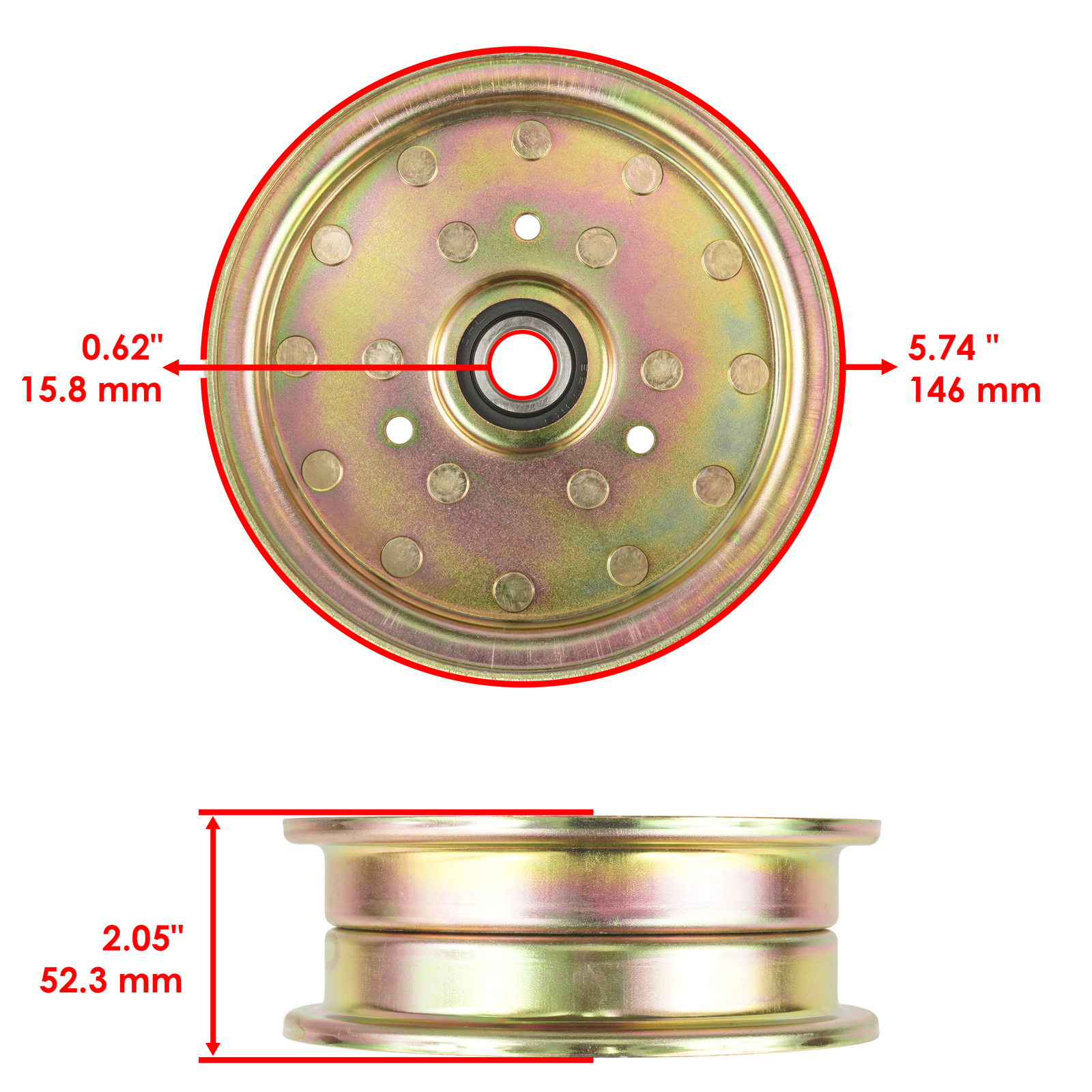 Tall Idler Pulley For Husqvarna 539103258 510057201 103258 | eBay