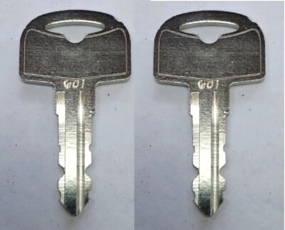 (2) Sany Mini Excavator Ignition Cole Hersee Ignition Keys Code 601 | eBay