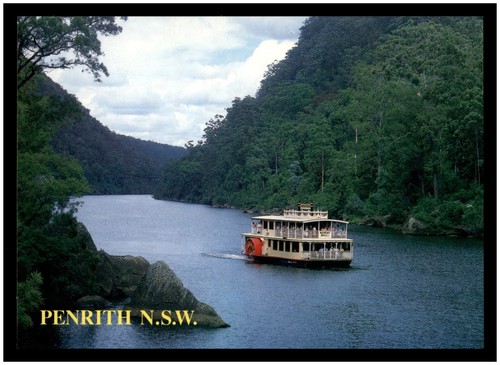 Postcard RPPC - Nepean Belle on Nepean Gorge, Penrith, N.S.W. | eBay ...