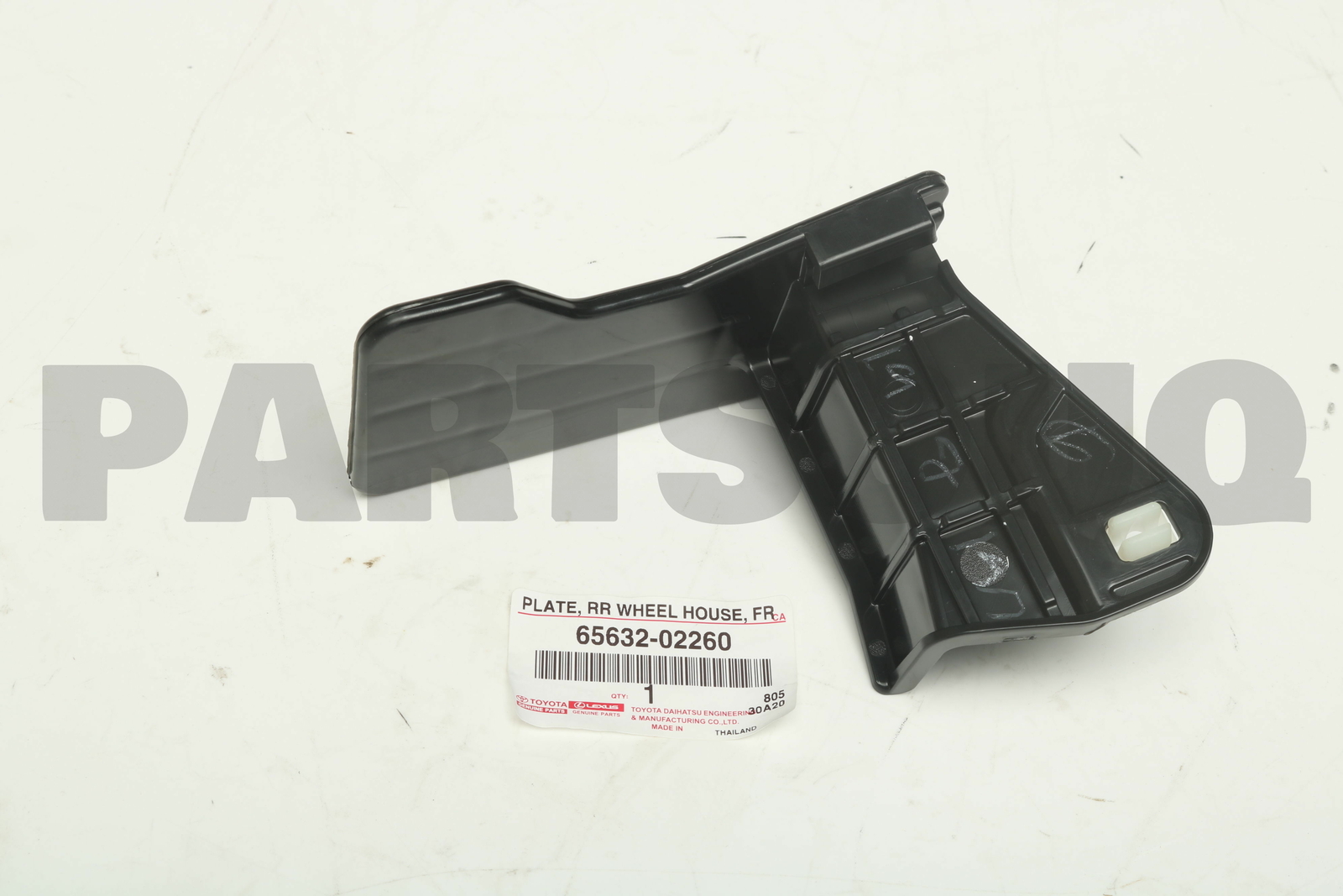 6563202260 Genuine Toyota PLATE, REAR WHEEL HOUSE, FRONT LH 65632-02260 ...