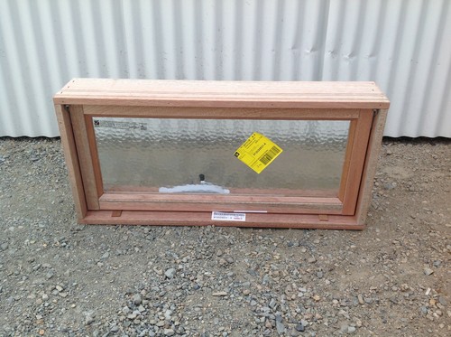 400h x 850w New Timber Meranti Awning Window Obscure Bathroom HVA49OT ...
