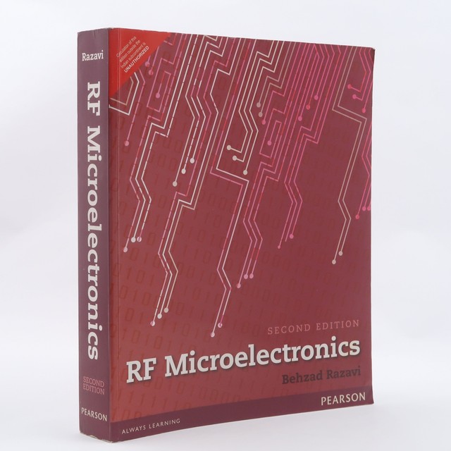 RF Microelectronics 2nd Edition by Behzad Razavi Book The Fast for sale ...