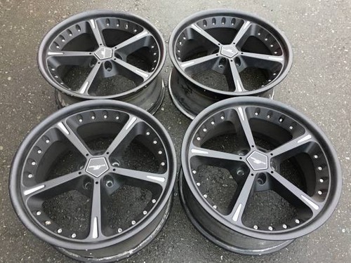 RARE - Matt Black Genuine 20" BMW AC SCHNITZER TYPE 4 2pc rims in good ...
